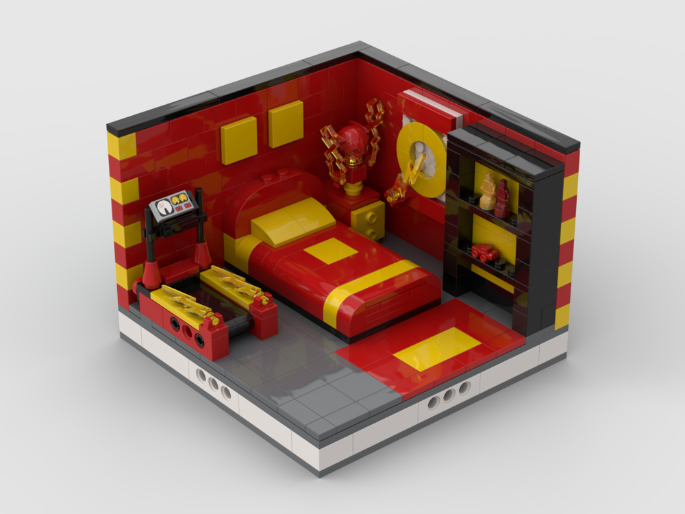 LEGO MOC Super Heroes Room Design #9 by gabizon | Rebrickable - Build ...
