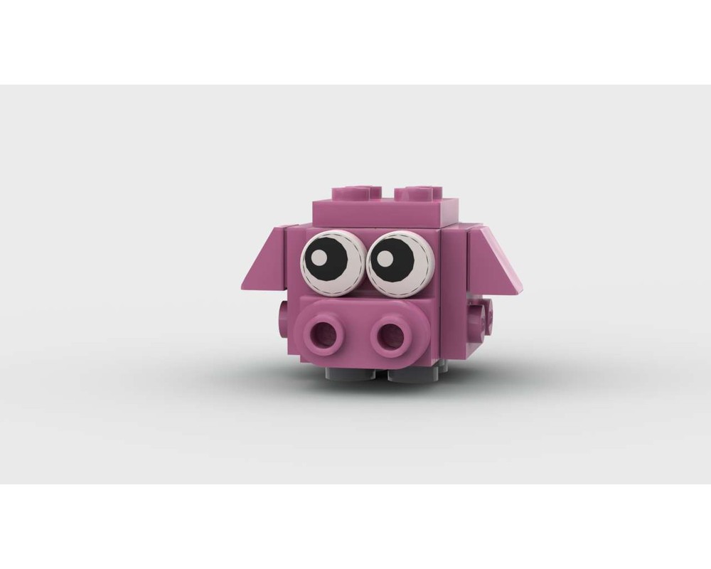 LEGO MOC Mini Pig by BrickIntelligence | Rebrickable - Build with LEGO