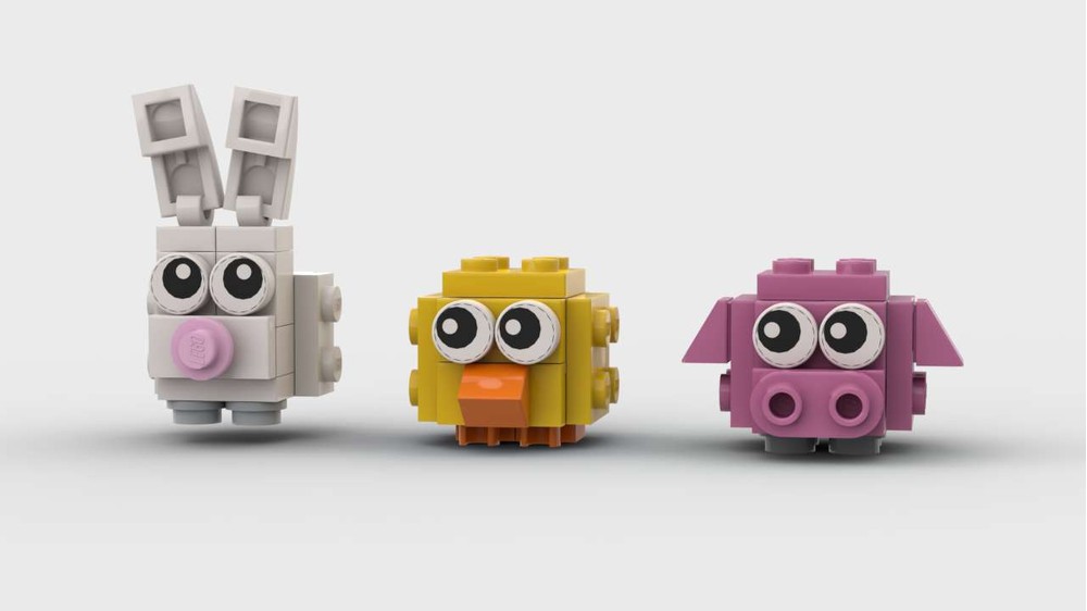 LEGO MOC Mini Pig by BrickIntelligence | Rebrickable - Build with LEGO