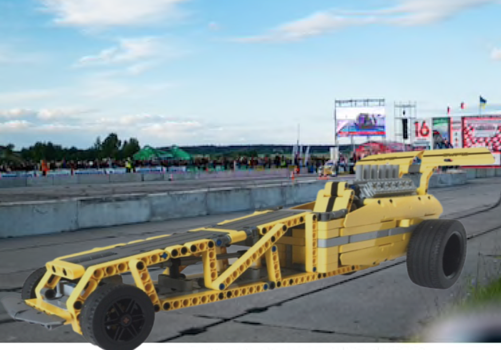 LEGO MOC RC V12 Dragster by Weegordon | Rebrickable - Build with LEGO