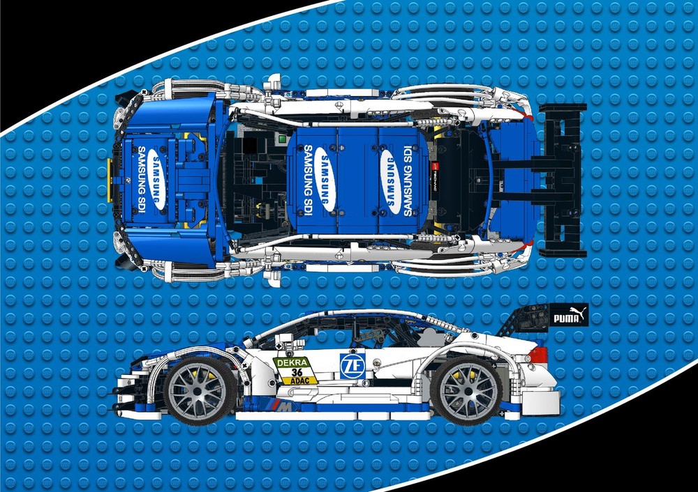 Lego Moc Bmw M4 Dtm Maxime Martin 2015 By Brunojj1 Rebrickable