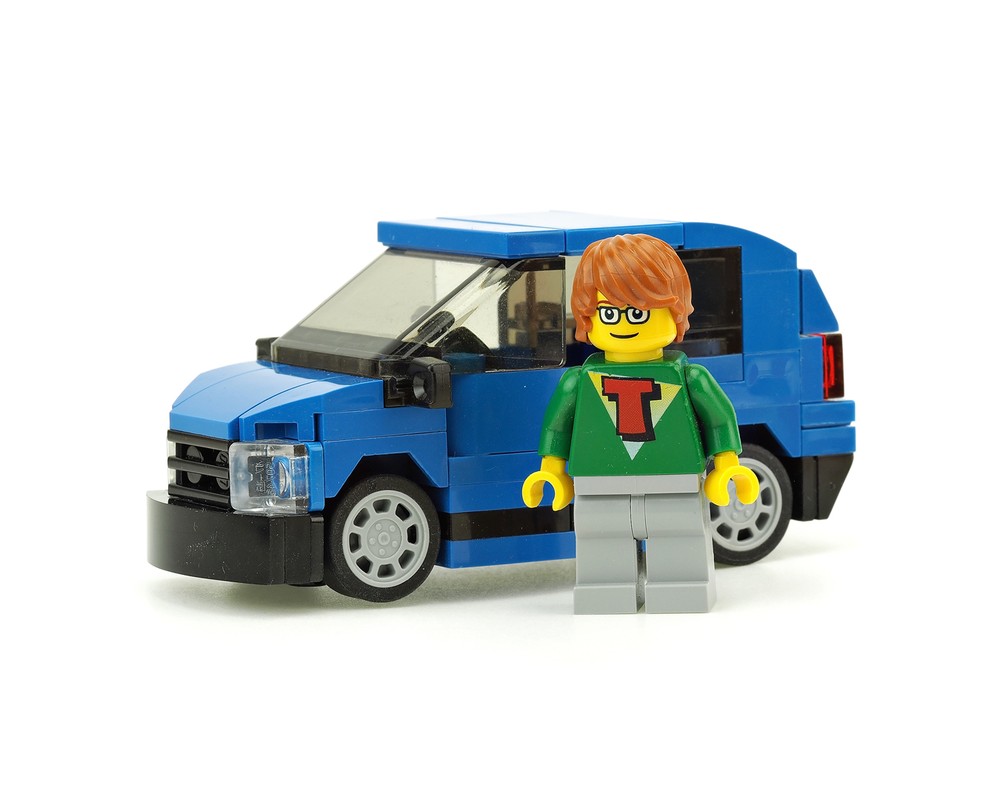 LEGO MOC Blue Compact Car by De_Marco | Rebrickable - Build with LEGO