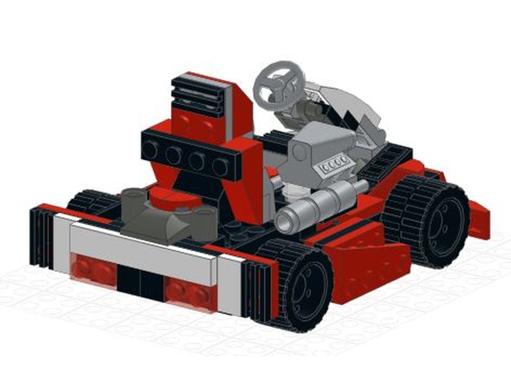 LEGO MOC Go-Kart by Fabio_BrickintheWall | Rebrickable - Build with LEGO