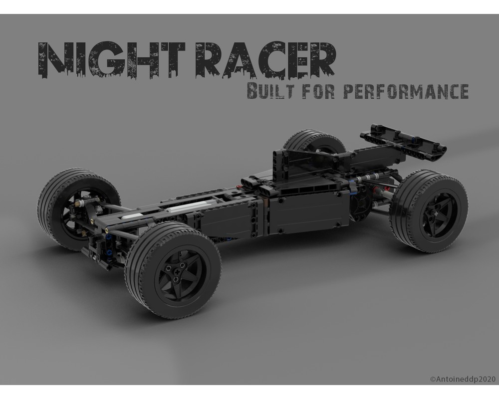 LEGO MOC RC Night Racer by Antoineddp | Rebrickable - Build with LEGO