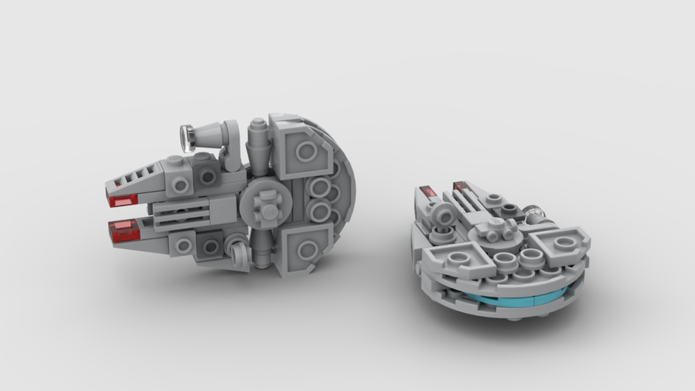 Lego Moc Millennium Falcon By Dujk Rebrickable Build With Lego