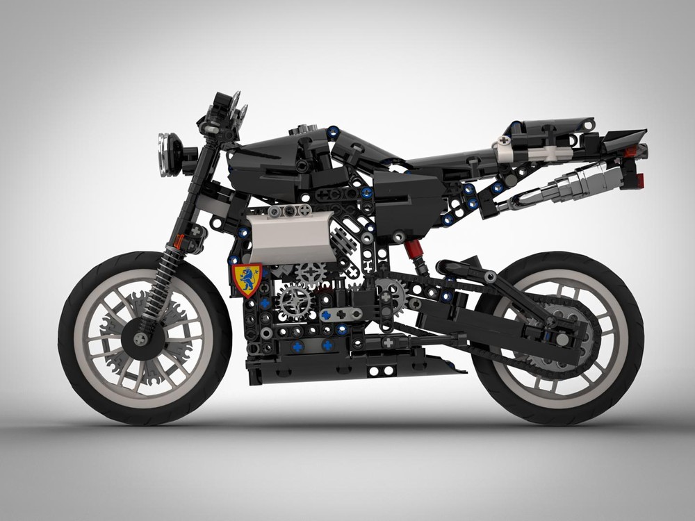LEGO MOC Dark Knight Motorcycle by Steelman14a | Rebrickable - Build ...