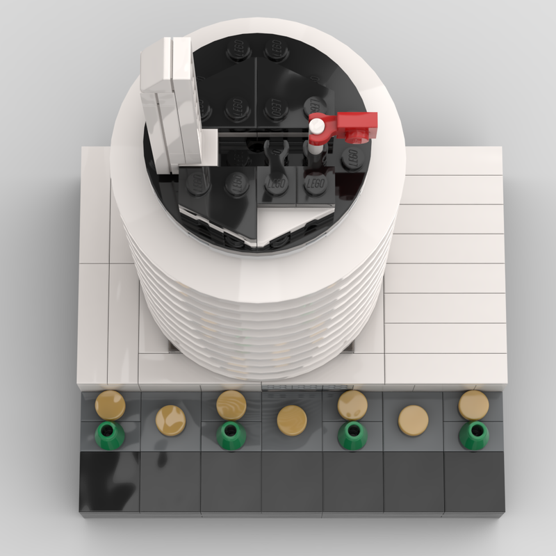 LEGO MOC-39523 Capitol Records Building VER 2 at 1/650th Scale by ...