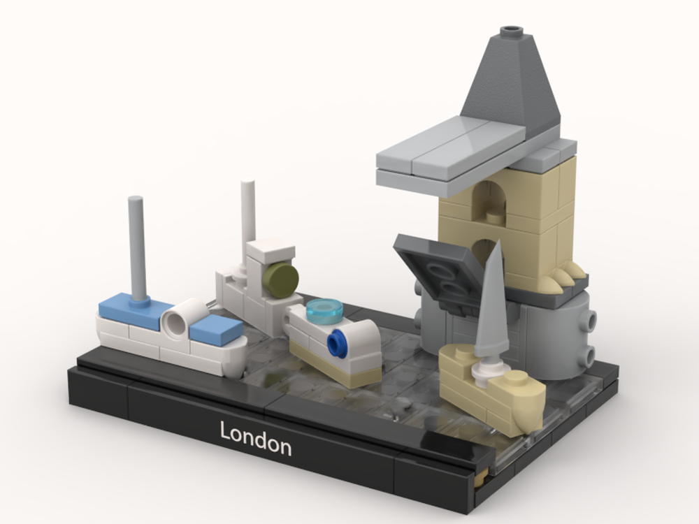 LEGO MOC The Thames (in London) by svetonio | Rebrickable - Build with LEGO