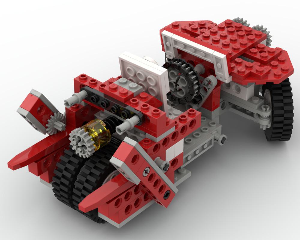 LEGO MOC 8835 - Three-wheeled Car by InfernalQuack | Rebrickable ...