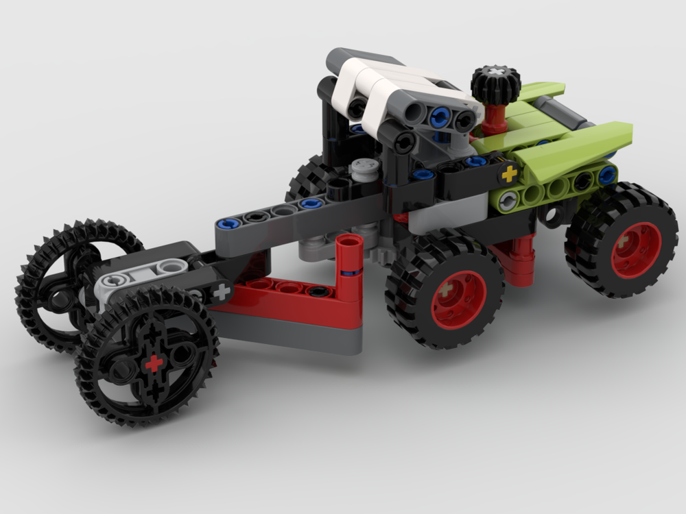 LEGO MOC Road leveler - Grader by Skipspik | Rebrickable - Build with LEGO