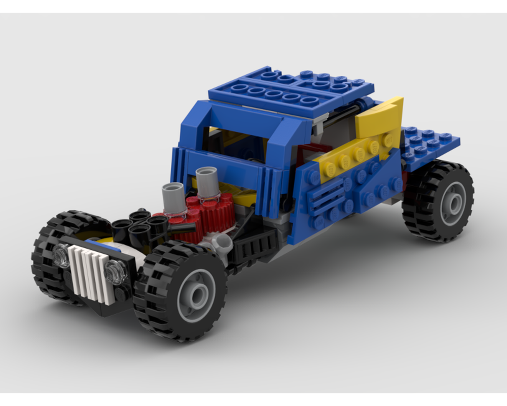 LEGO MOC 31087 - Rat Rod by KlintIsztvud | Rebrickable - Build with LEGO