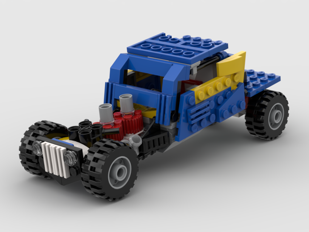 LEGO MOC 31087 - Rat Rod by KlintIsztvud | Rebrickable - Build with LEGO