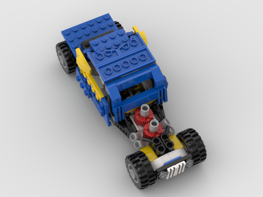 LEGO MOC-39618 31087 - Rat Rod by KlintIsztvud | Rebrickable - Build ...
