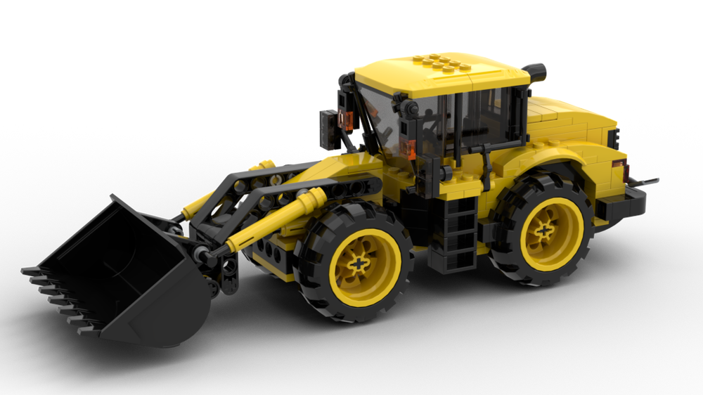 Lego Moc Front Loader By Yellowlxf Rebrickable Build With Lego