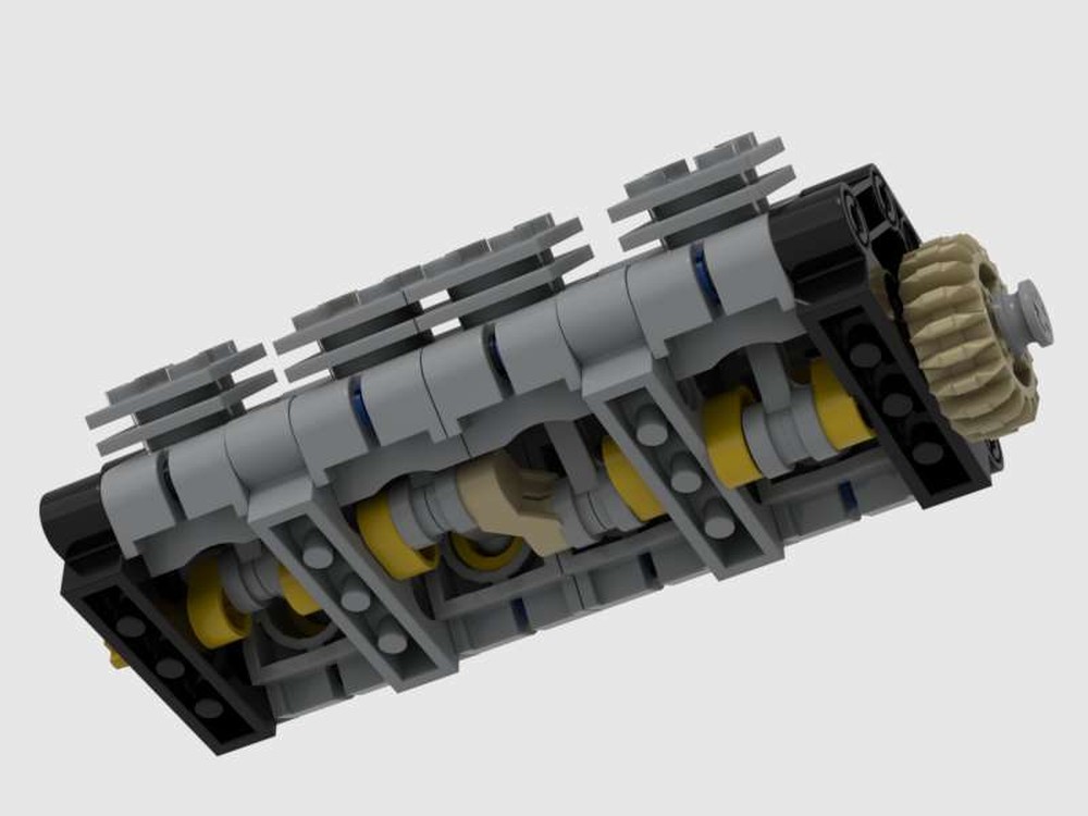 LEGO MOC Piston Engine V8 Crossplane by AKM-Sky | Rebrickable - Build ...