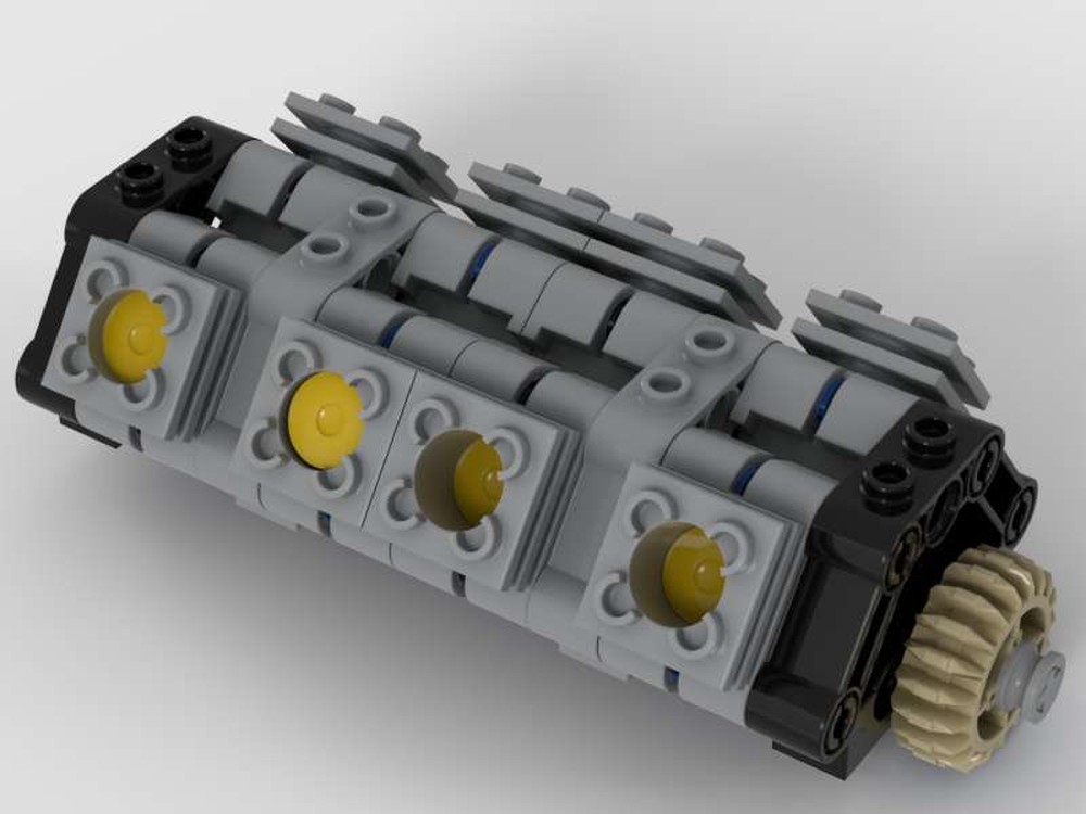 LEGO MOC Piston Engine V8 Crossplane by AKM-Sky | Rebrickable - Build ...