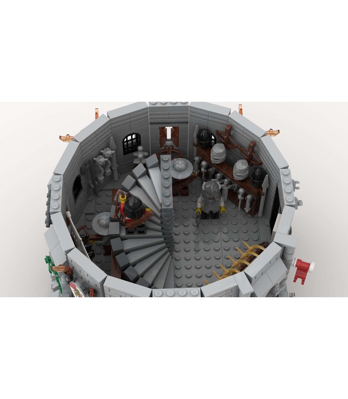 LEGO MOC Castle Tower by LegoBricking | Rebrickable - Build with LEGO