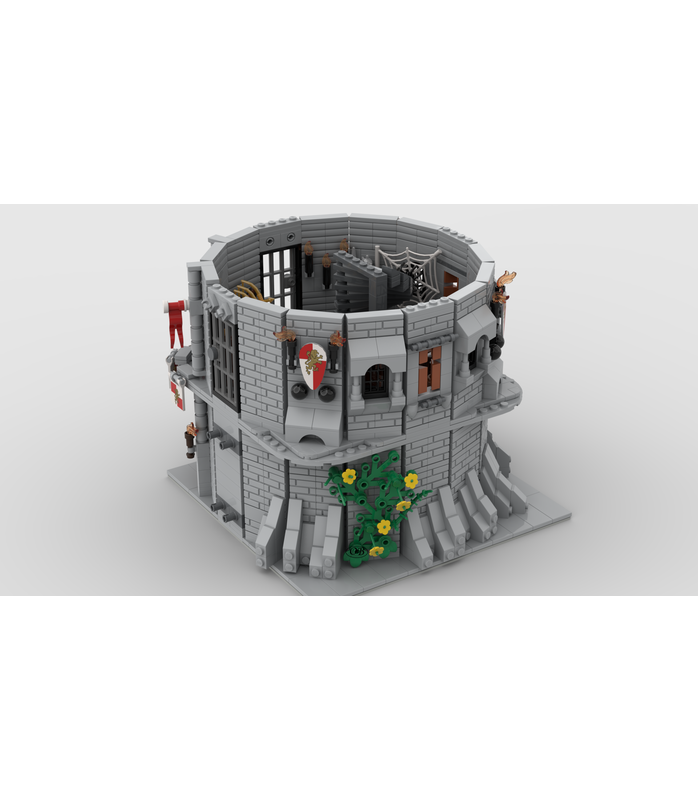 LEGO MOC Castle Tower by LegoBricking | Rebrickable - Build with LEGO