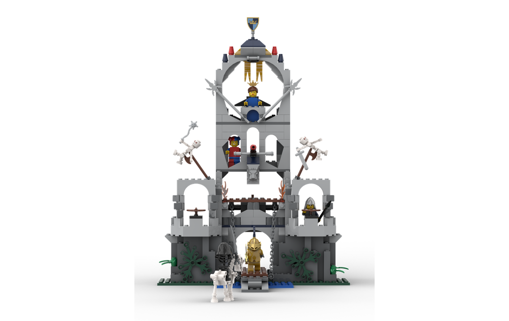 LEGO MOC 7079 - Queen's Tower by ArchiZ | Rebrickable - Build with LEGO