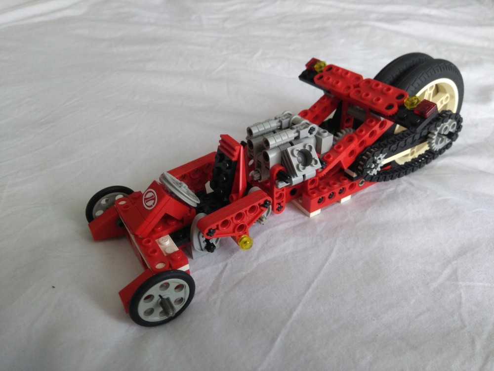 LEGO MOC 8422 - 3 Wheeler Dragster by stephane85 | Rebrickable - Build ...