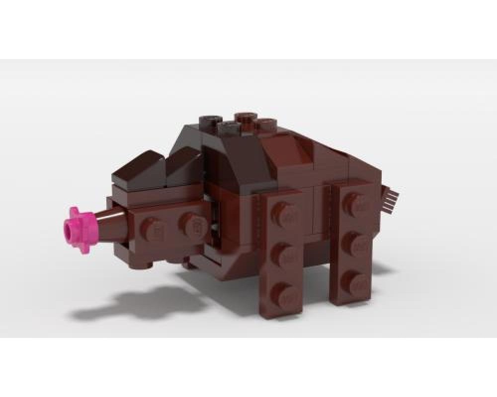 LEGO MOC Cute 'lil Mole by Umbra-Manis | Rebrickable - Build with LEGO