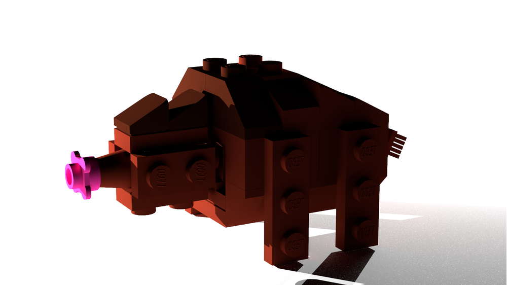 LEGO MOC Cute 'lil Mole by Umbra-Manis | Rebrickable - Build with LEGO