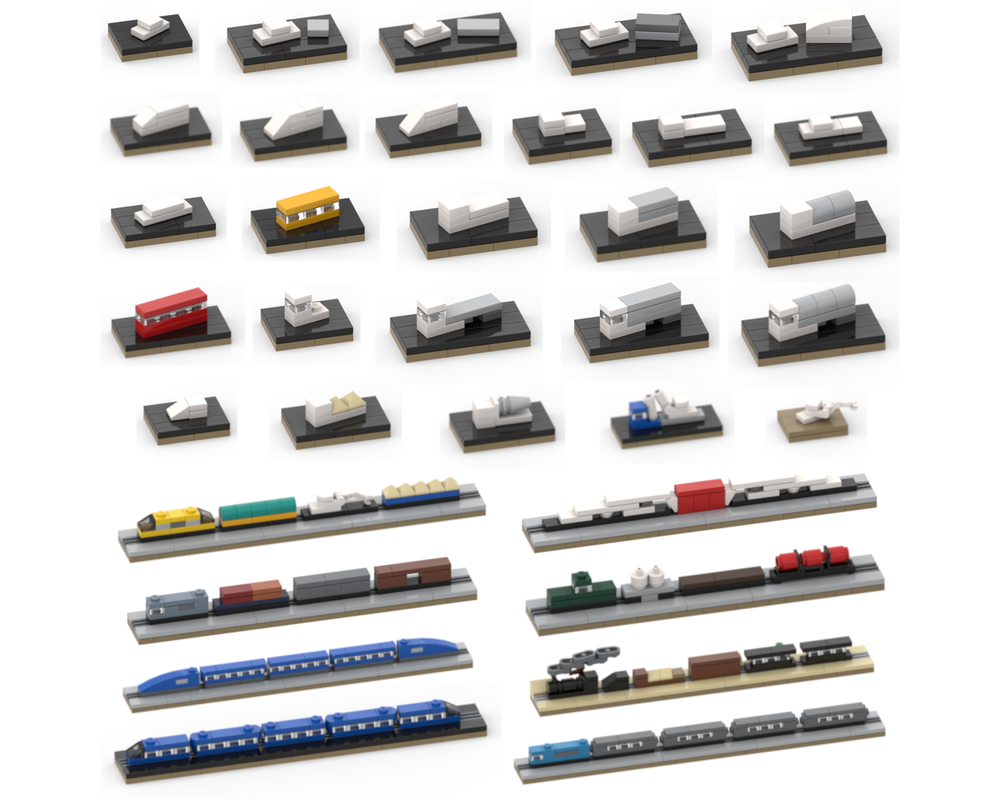 LEGO MOC Nano-vehicles by Thierry | Rebrickable - Build with LEGO