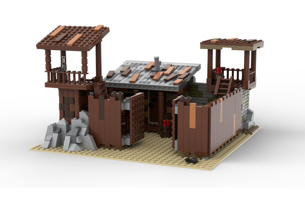 LEGO MOC Small Western Hideout by Marius0151 | Rebrickable - Build with ...