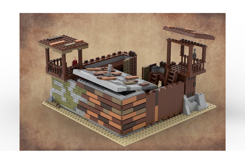 LEGO MOC Small Western Hideout by Marius0151 | Rebrickable - Build with ...