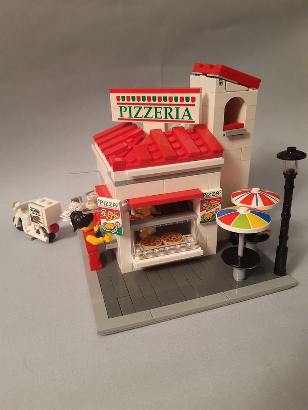 LEGO MOC Pizzeria - 'Pizza To Go'-Remake by phils_bricks | Rebrickable ...