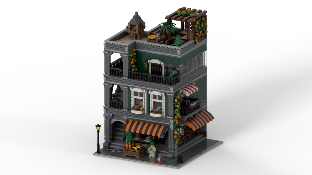 LEGO MOC Grocery Shop by M4rchino84 | Rebrickable - Build with LEGO