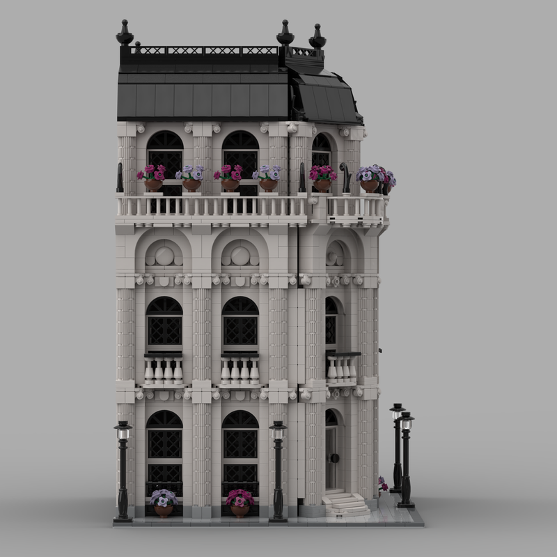 LEGO MOC Modular House by @lucapetraglia.it | Rebrickable - Build with LEGO