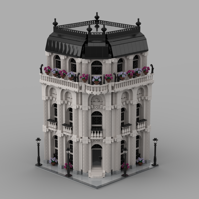 LEGO MOC Modular House by @lucapetraglia.it | Rebrickable - Build with LEGO