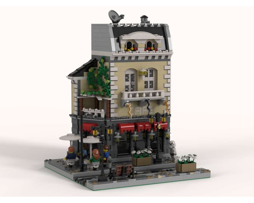 LEGO MOC Modular restaurant by Tavernellos | Rebrickable - Build with LEGO