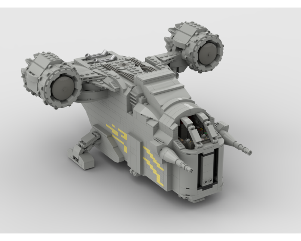 LEGO MOC Razor Crest By MandoJango2149 Rebrickable Build With LEGO lego-moc-razor-crest-by-mandojango2149-rebrickable-build-with-lego