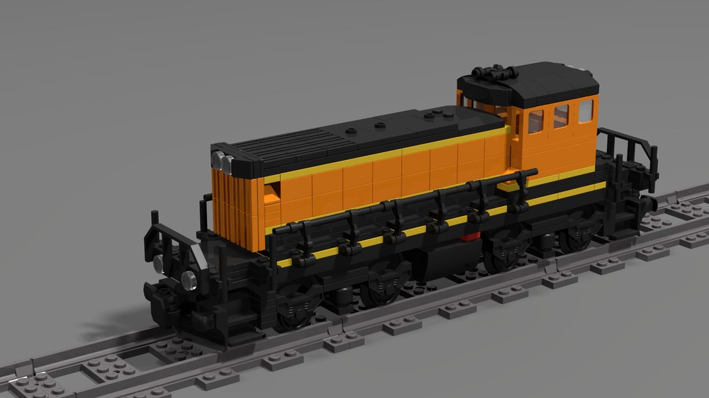 LEGO MOC BNSF SW1500 (unpowered) by PsiborgVIP | Rebrickable - Build ...