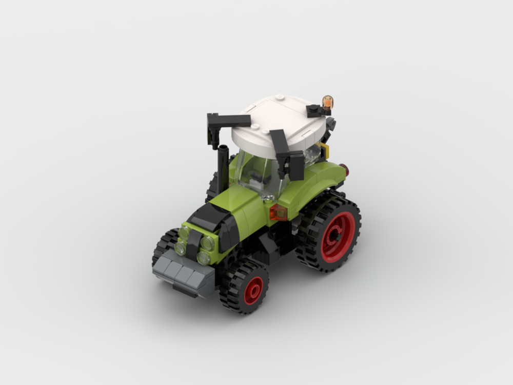 LEGO MOC Modern Lime Green Farm tractor MOC inspired by Claas By ...