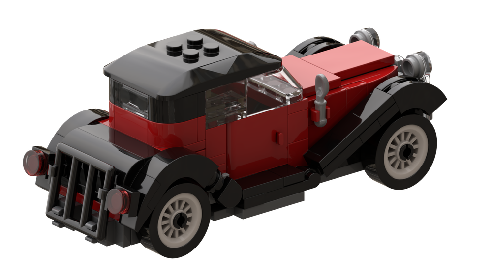 LEGO MOC Classic Classy Vintage Car by Schwimpy | Rebrickable - Build ...