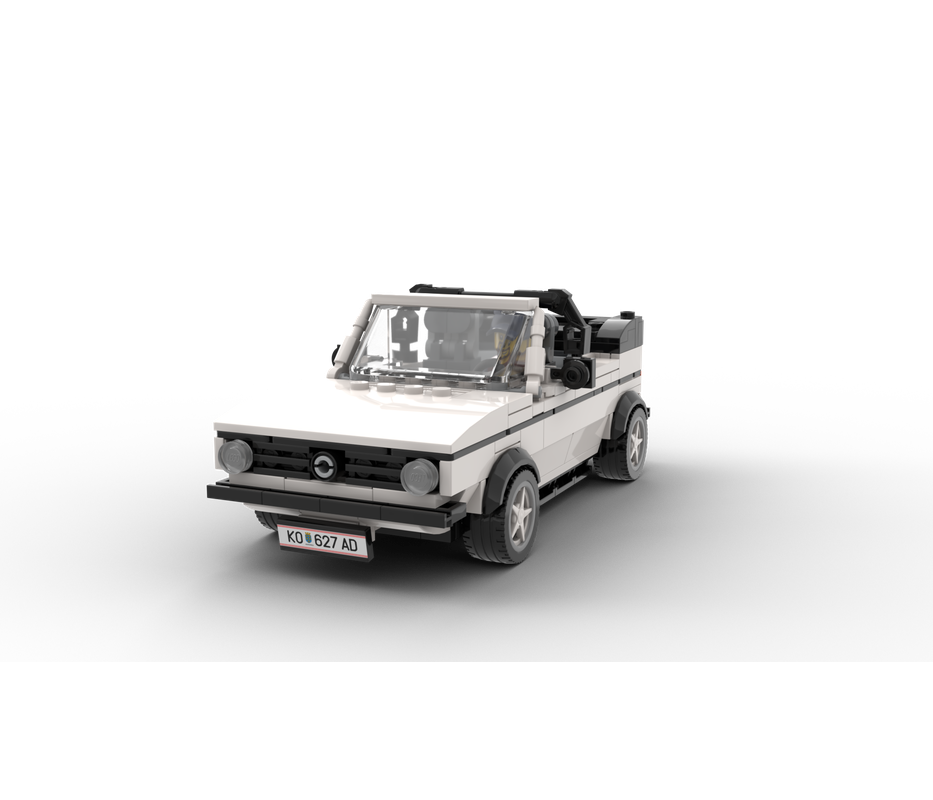 LEGO MOC Classic Cabriolet inspired by VW Golf 1 Cabrio by brickotronic ...