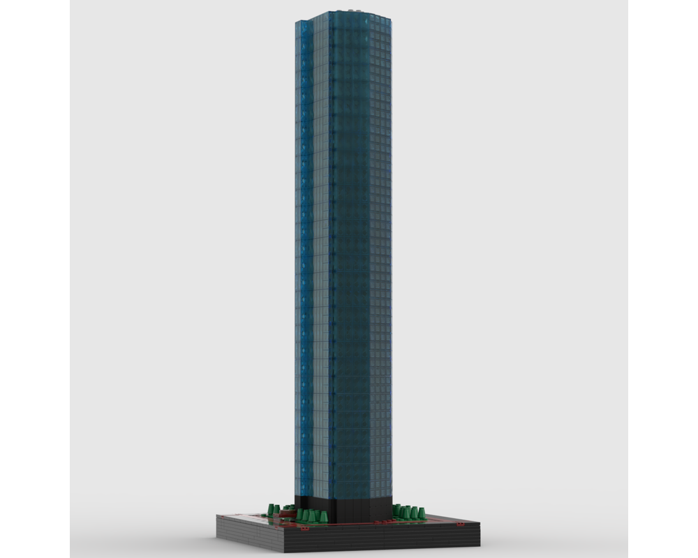LEGO MOC Wells Fargo Plaza at 1/650th Scale by FunnyTacoBunny ...