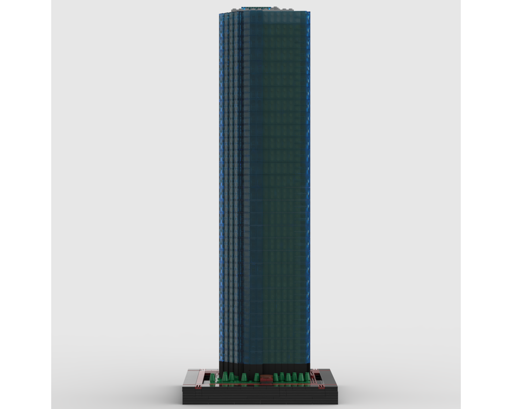 LEGO MOC Wells Fargo Plaza at 1/650th Scale by FunnyTacoBunny ...