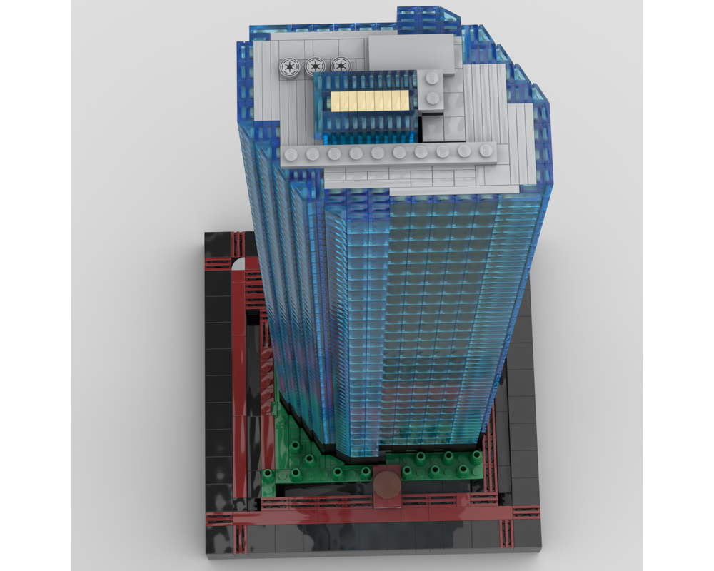 LEGO MOC Wells Fargo Plaza at 1/650th Scale by FunnyTacoBunny ...