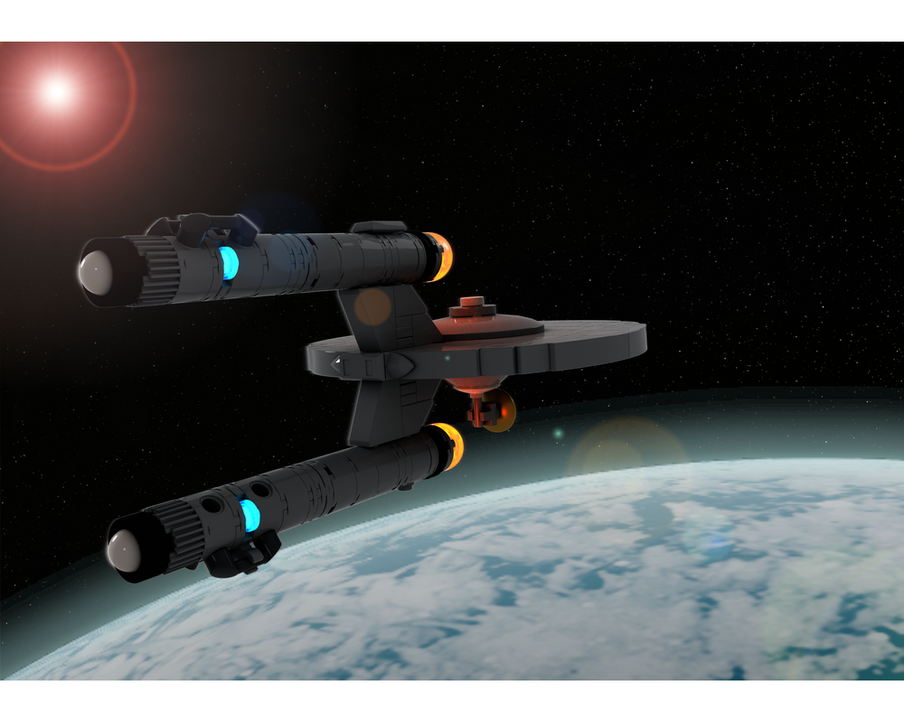 LEGO MOC-40062 TOS Apollo Class light cruiser (Space 2020 ...