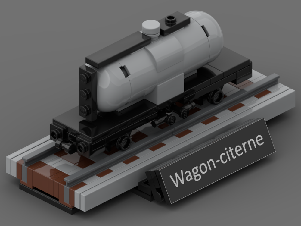 LEGO MOC Tank wagon - 1/55 by Thierry | Rebrickable - Build with LEGO