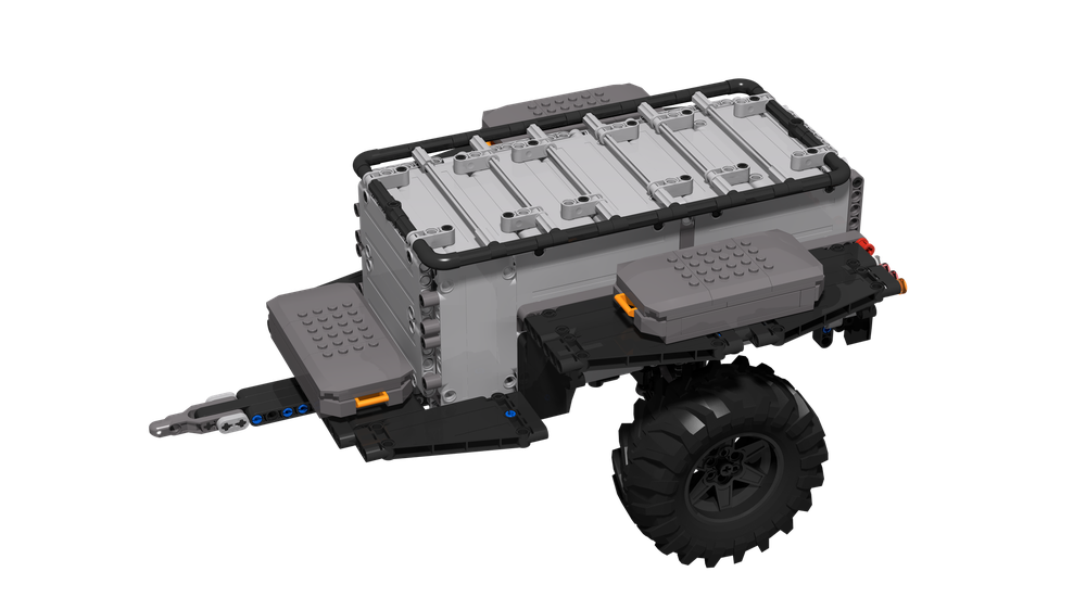 Lego Moc All Terrain Trailer 1 By Lbbde Rebrickable Build With Lego