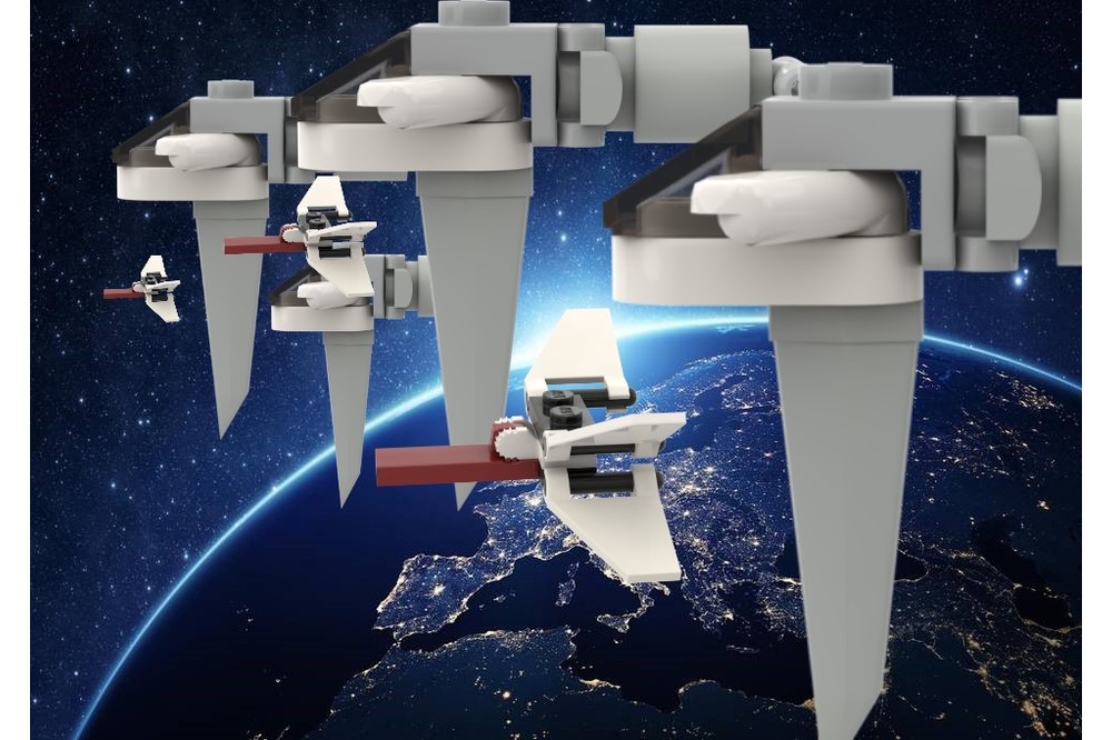 LEGO MOC 8-Piece Rebel Bomber by LegoOri | Rebrickable - Build with LEGO