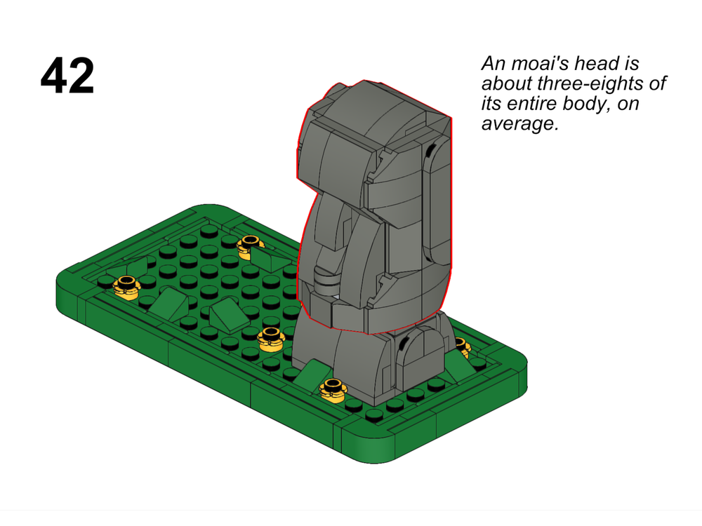 LEGO MOC Moai (Easter Island statues) by veyniac | Rebrickable - Build ...