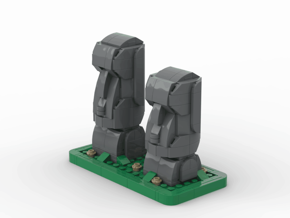 LEGO MOC Moai (Easter Island statues) by veyniac | Rebrickable - Build ...