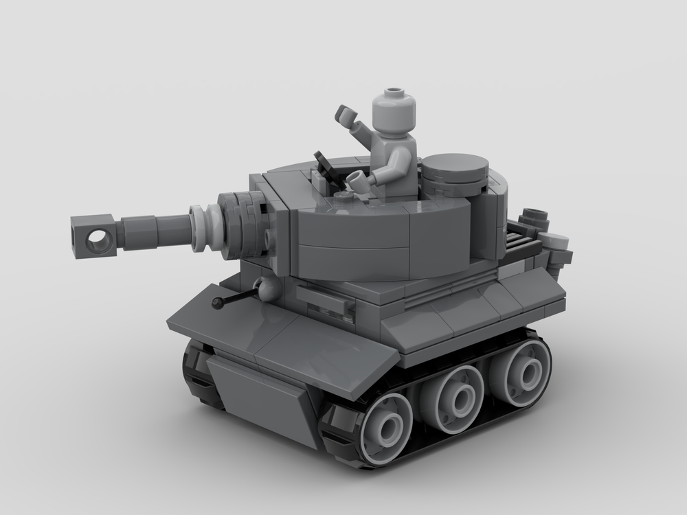 LEGO MOC [Micro Tank Fighter] Tiger i by balmiteblock | Rebrickable ...