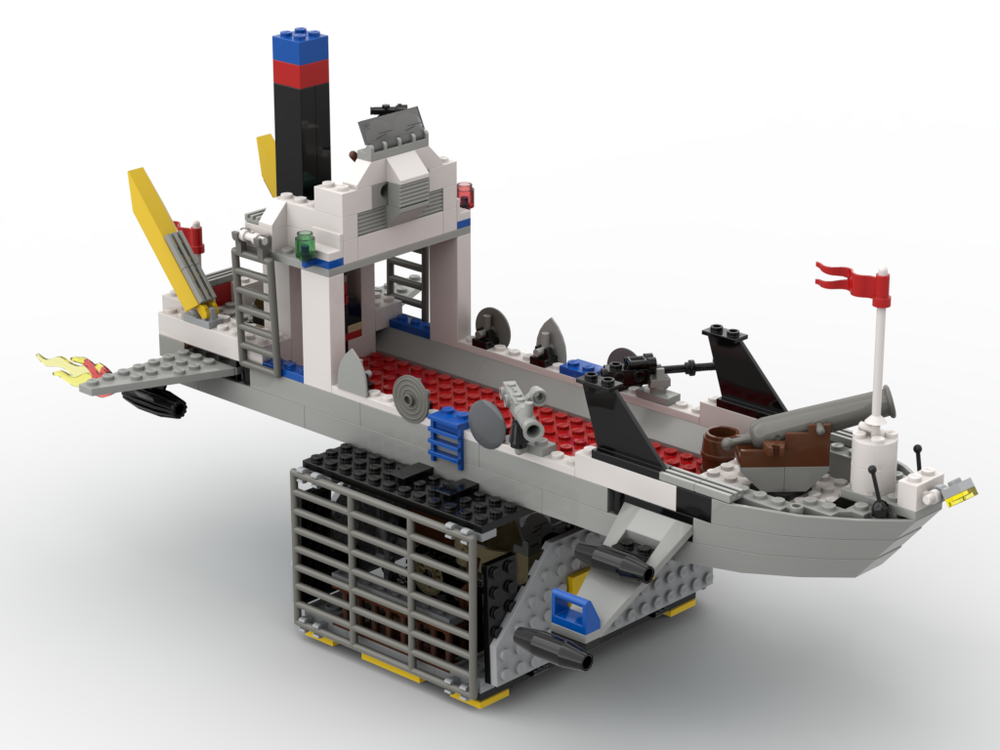 LEGO MOC Flying Transport Ship by billyballokarlo | Rebrickable - Build ...